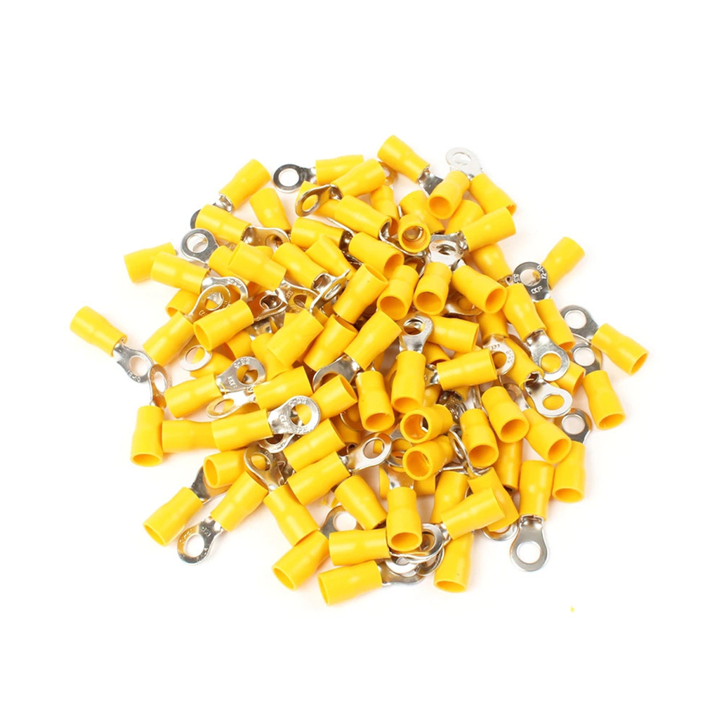 Terminal Ojal Aislado Ø 5/16" – 10-12 AWG Amarillo (100 und) | Grupo Coinp Store